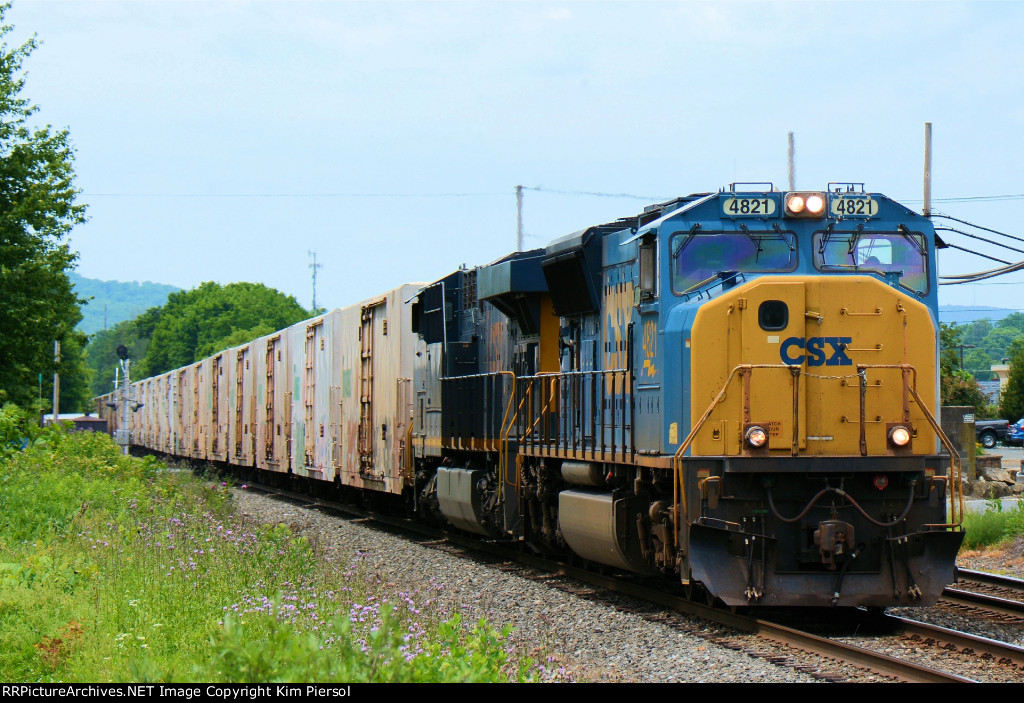 CSX 4821 NS Train 070 Tropicana Juice Loads Detour